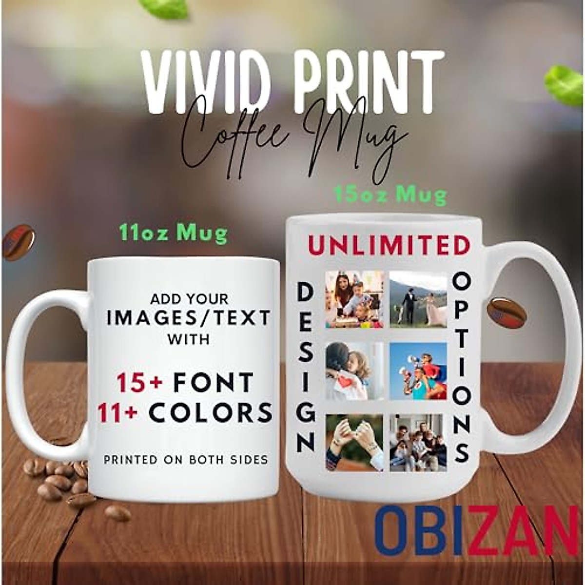 Custom Mug With Pictures, Personalized Coffee Mug, Custom Coffee Mug, Tazas Personalizadas, Custom Mugs With Photo, Personalized Mugs With Picture, Personalized Cups With Names, Custom Photo Mug