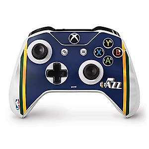 Skinit Decal Gaming Skin Compatible with Xbox One S Controller - Officially Licensed NBA Utah Jazz Team Jersey Design