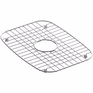 KOHLER K-3132-ST Stainless Steel Bottom Basin Rack, Stainless Steel Large