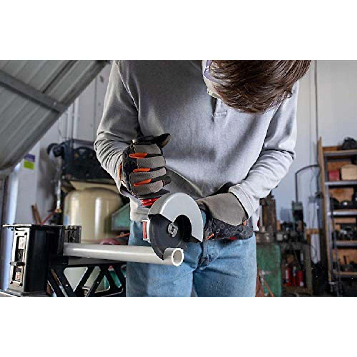 BOSCH CMWX450 4-1/2 In. X-LOCK Carbide Multi-Wheel Compatible with 7/8 In. Arbor for Applications in Cutting Wood, Wood with Nails, Plastic, Plaster