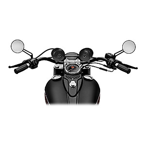 Rockville rocknride (2) RockNRide 3" Powered Bluetooth Metal Motorcycle Handlebar Speakers, Black