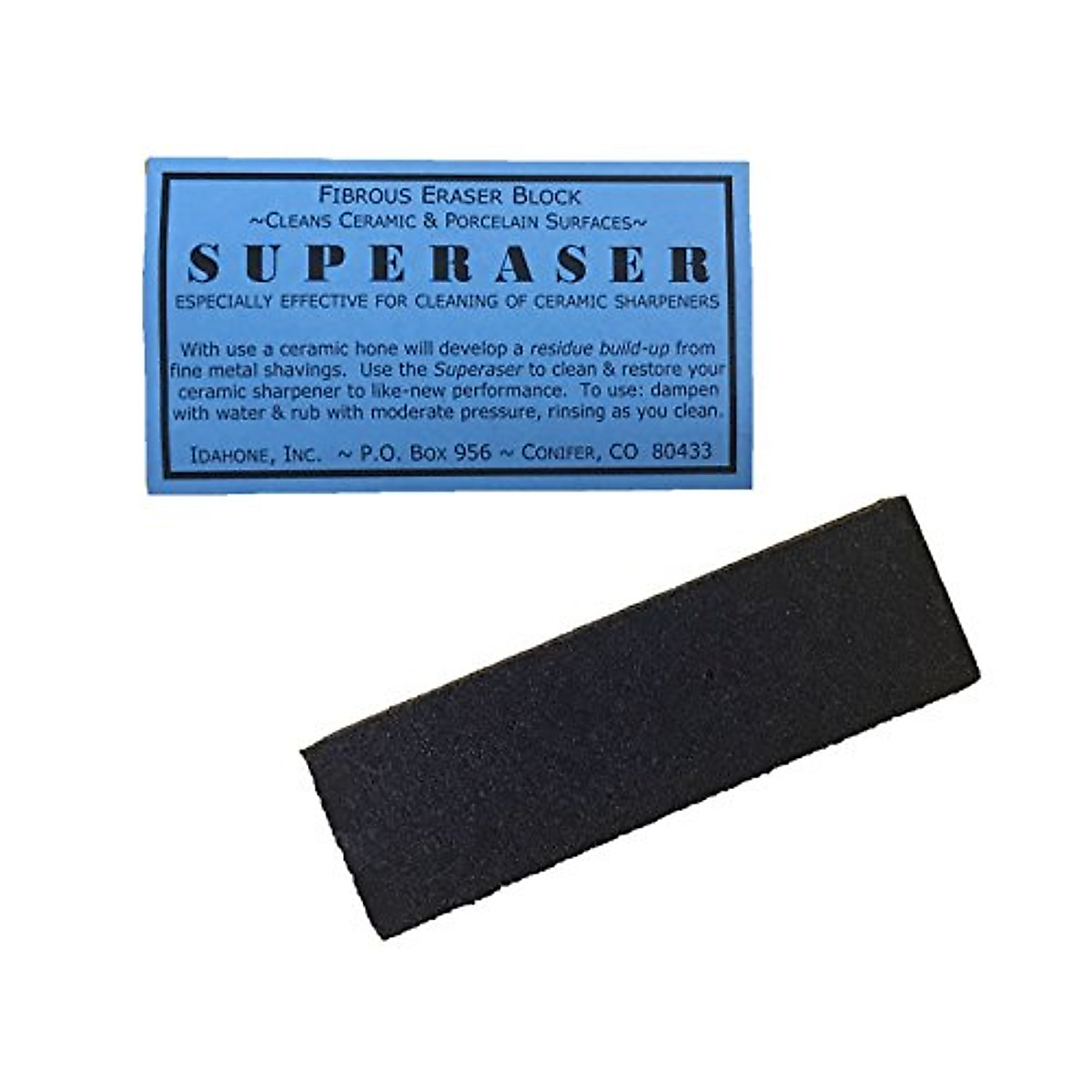 Idahone Superaser Fibrous Cleaning Block for Ceramic Sharpeners (2)
