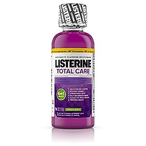 Listerine Total Care Anticavity Mouthwash, Fresh Mint, 3.2 Ounce