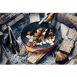 KIKitchen 14Pcs Black Kitchen Tongs, Tongs for Cooking with Silicone Tips 7Inch Serving Tongs Stainless Steel Locking Kitchen Tongs BBQ Grilling Tong for Salad, Grilling, Frying and Cooking