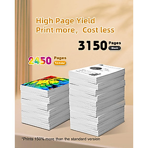 206X Toner Cartridges 4 Pack High Yield (with Chip) Compatible Replacement for HP 206X W2110X 206A W2110A Set Work with HP Color Laserjet Pro MFP M283fdw M283cdw M255dw M283 M255 Printer