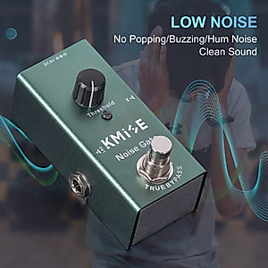 Kmise Noise Gate Electric Guitar Effects Pedal Mini Single Type DC 9V True Bypass