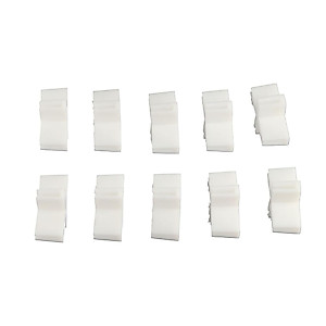 10Pcs Plastic Drawer Dividers Side Fixing Buckle,Fixed Drawer Divider Clip for DIY Adjustable Drawer Dividers Dressing Table Tools Drawer Partition Accessories