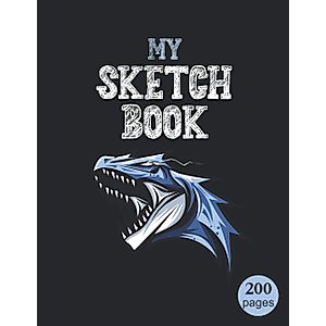 Sketchbook for Boys: Large 200 pages blank Drawing pad for children of all ages, KIDS SKETCH BOOK, 8.5 x 11 Page size for Sketching, Sketch pad for kids.