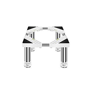 MQZHUK Refrigerator Base Stand Heightened Air Conditioner Base 4Legs- Height 5.9 in Adjustable Plant Container Rack LengthWidth 17.7~25in Plant Stands Pot Flower Holder,Max Load 460LB