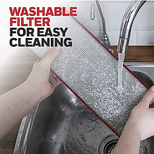 Honeywell HFD320 Air Genius 5 Air Purifier with Permanent Washable Filter Large Rooms (250 sq. ft.) Black