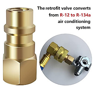 Boltigen R134A Refrigerant Charge Hose Gauge Kit-A/C Refrigerant Charge Hose Gauge Set with 1 BPV-31 Bullet Piercing Tap Valve,1 Retrofit Valve Fits for Car AC Air Conditioning Refrigerant Charging