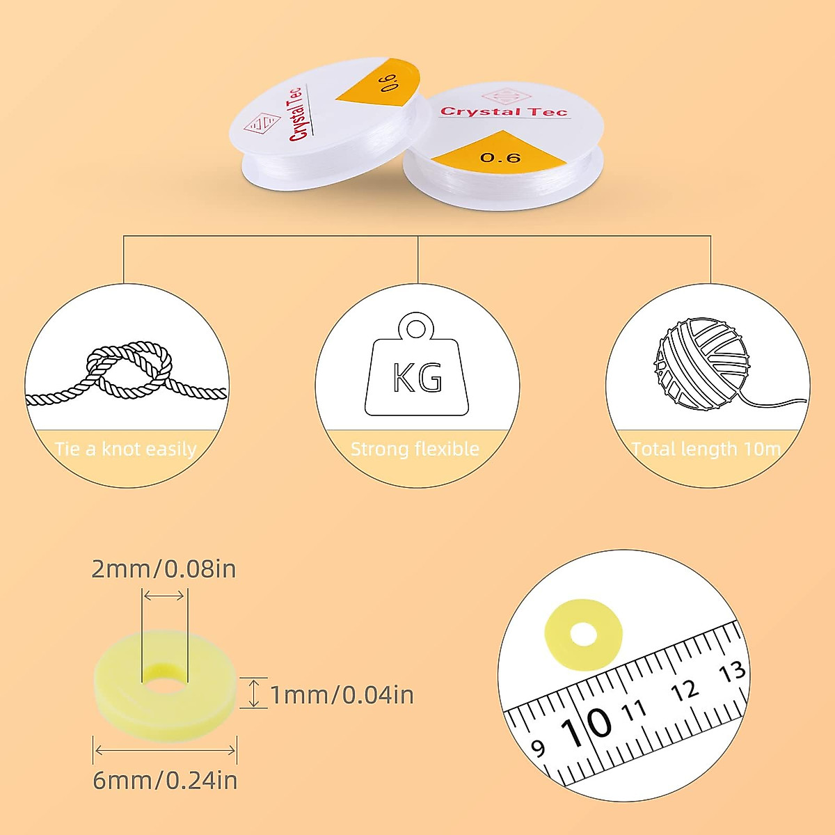 SJZWSD 6-Box Friendship Bracelet Making Kit - 16,000pcs Clay Beads, Seed Beads & Glass Beads Collection, Letter Beads, Charms