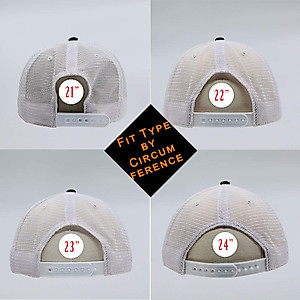 The Vintage Year Washed Cotton Unstructured Soft Mesh Adjustable Trucker Baseball Cap (Navy)