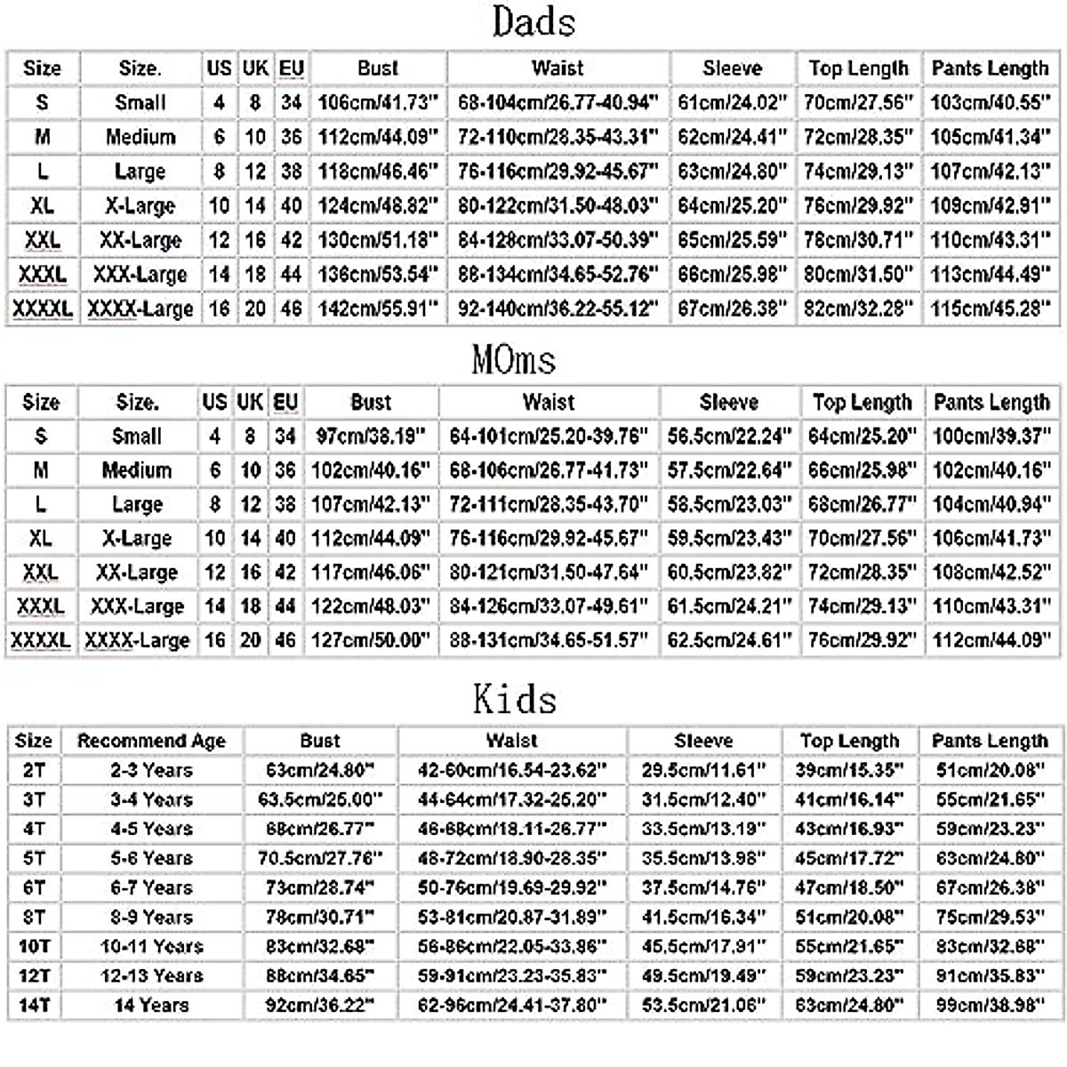 2023 Fashion Matching Family Pajamas Sets Christmas PJs for Family Matching Holiday Xmas Home Pajamas Sleepwear Sets