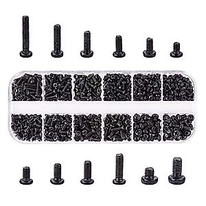 INCREWAY 660pcs Metric M2 M2.5 M3 Laptop Notebook Computer Screw Assortment Kit
