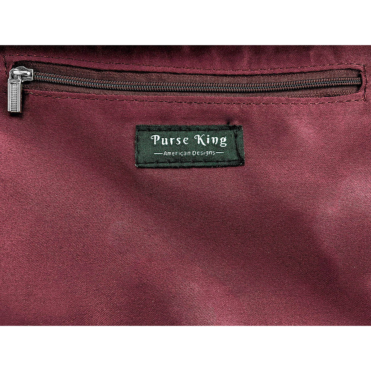 Purse King Magnum Concealed Carry Handbag (Burgundy), Large