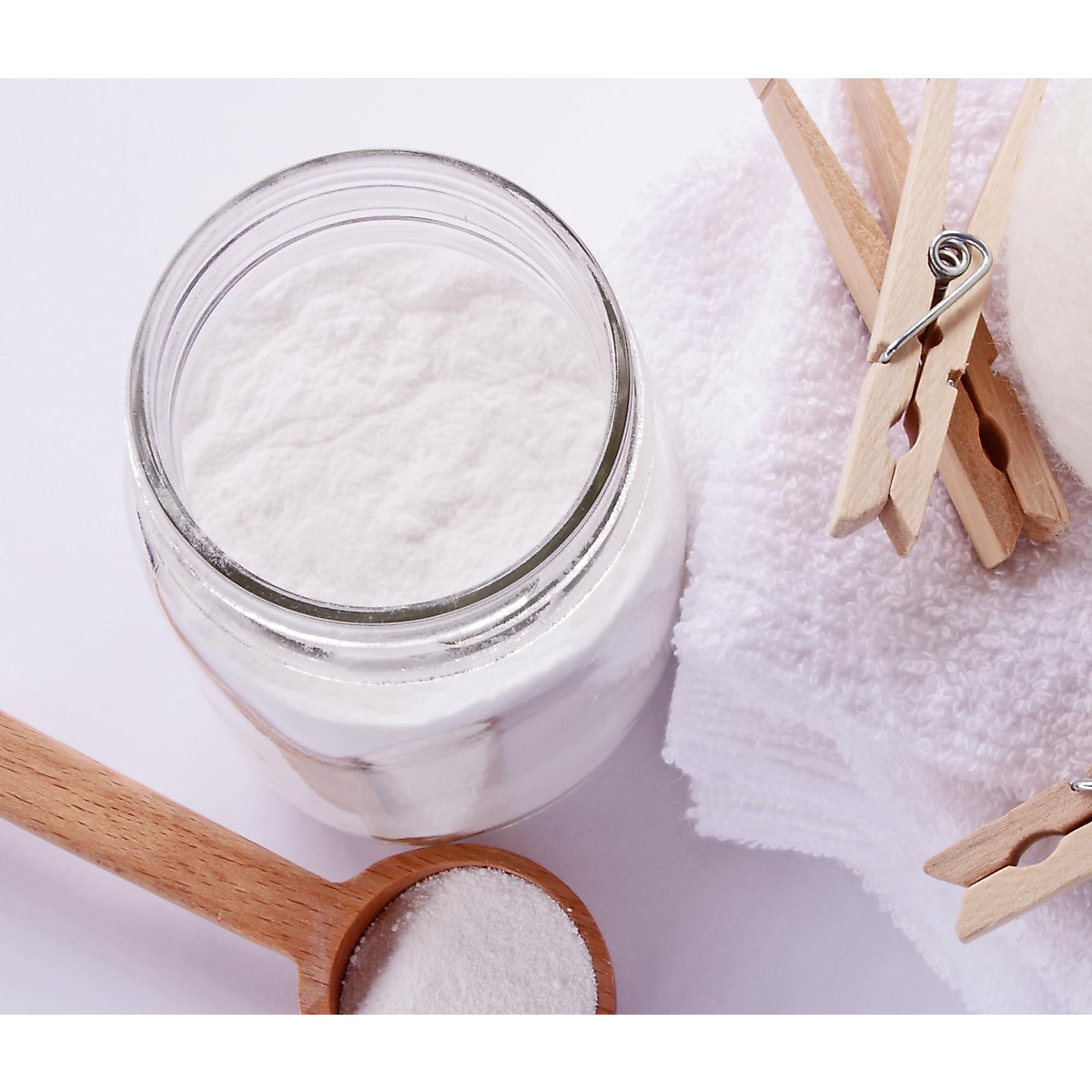 Pure Original Ingredients Natural Washing Soda (2 lb) Multipurpose Cleaner, Water Softener, Stain Remover