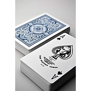 Kem Playing Cards Arrow Red and Blue, Bridge Size- Standard Index Playing Cards (Pack of 2) - 1007086