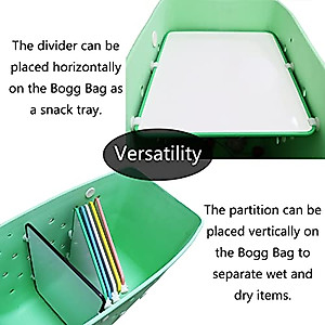 TEYOUYI Divider Tray for Bogg Bag Accessories for Bogg Bags Help with Organizing Your Bogg Bag and Divide Space Black