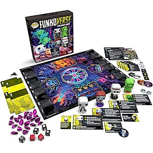 Funko Games Board 0-Base The Nightmare Before Christmas Funkoverse - TNBC - Light Strategy Board Game for Children & Adults (Ages 10+) - 2-4 Players - Collectible Vinyl Figure - Gift Idea