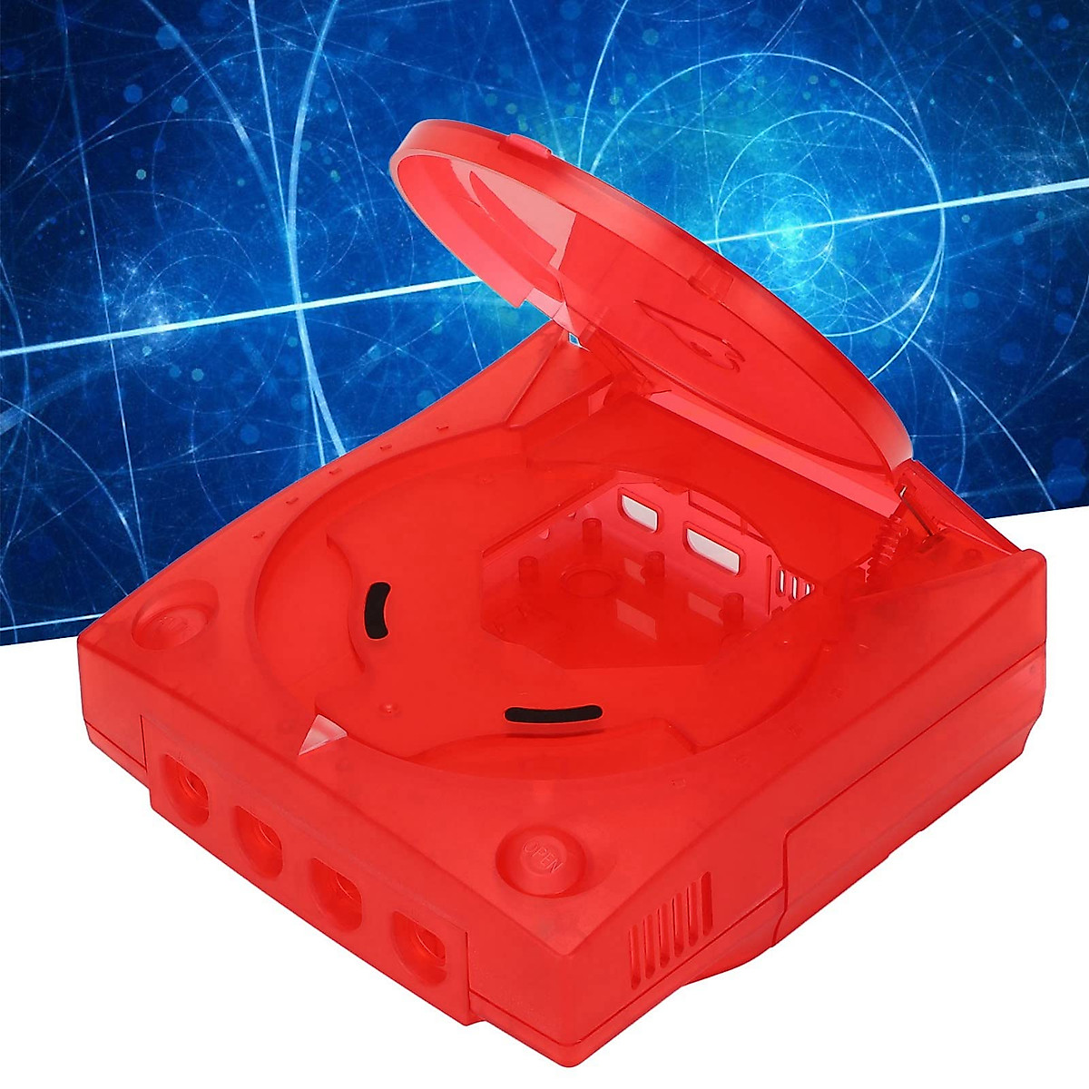 Housing Shell, Impact Resistant Translucent red Replacement Translucent case ABS for SEGA Dreamcast DC for Friends