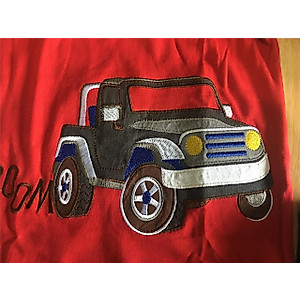 CRAZY GOTEND Kids Toddler Boys Cotton Trouser Top 2PCS Sets Outfits Clothing Sets Pajamas(Car, 3-4Y) Red