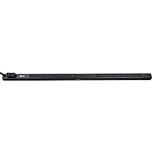 Tripp Lite Basic PDU, 30A, 38 Outlets (6 C19 & 32 C13), 208/240V, L6-30P, 10 ft. Cord, 0U Vertical Rack-Mount Power (PDUV30HV)