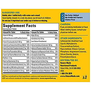 Nature Made Men's Multivitamin 50+ Tablets, 90 Count for Daily Nutritional Support