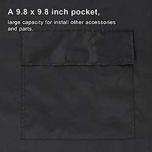 Cooler Cart Cover Black, Luxiv Waterproof Rolling Cooler Cover 34L x 20W x 32H inches 80 Quart Rolling Ice Chest Cover for Anti Rain, Sunlight, Dust (34L x 20W x 32H)