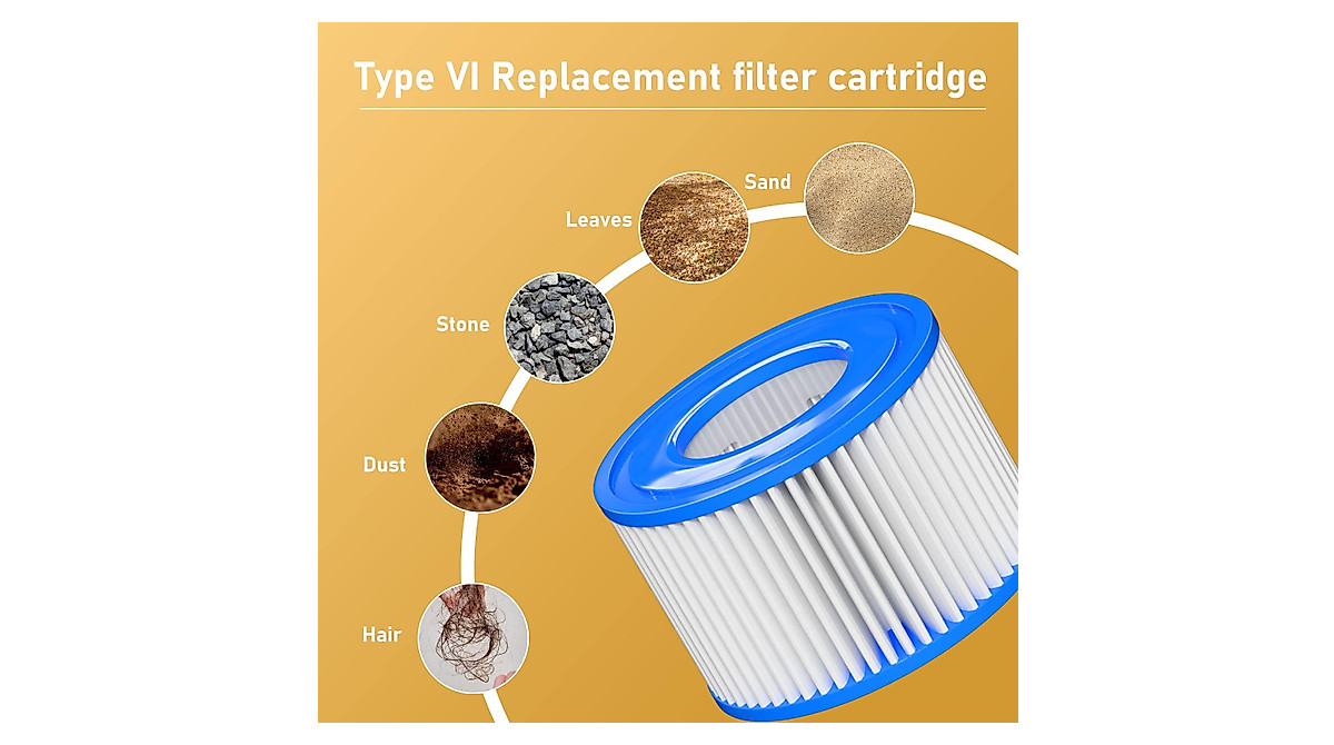 Macaberry Type VI Hot Tub Filter - 12 Pack Replacement