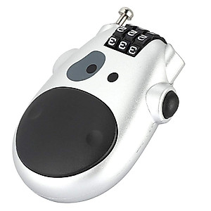 3 Digit Code Combination Password Lock for Stroller Bicycle Stroller Password Security Lock(Silver)