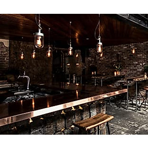 CTKcom T10 E26 Amber LED Light Bulb,Smooth Dimmable T10 Tubular Edison Light Bulbs,2 Watt 120V 2200K Warm White 140 lumens Vintage Edison Light Bulbs 25 Watt Equivalent,4 Pack