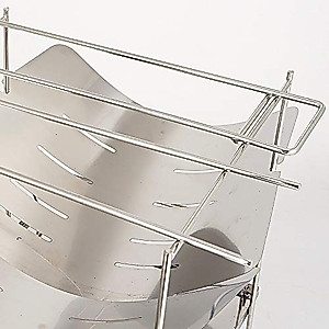 DCOT Ultralight Outdoor Portable Wood Stove Burner Multifunctional Folding Barbecue Charcoal Stove