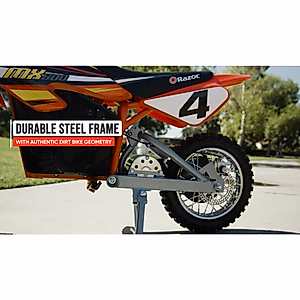 Razor MX500 Red Dirt Rocket High-Torque Electric Motorcycle Dirt Bike for Adult