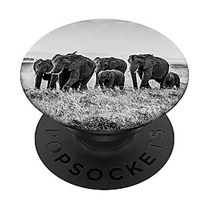 Elephants PopSockets PopGrip: Swappable Grip for Phones & Tablets