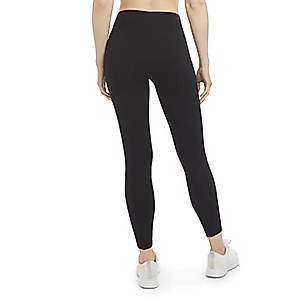 Energy Zone womens Cotton Stretch High Waist Ankle Leggings, Deep Black, Medium US