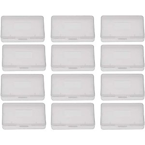 WisVertor 12pcs Transparent Anti Dust Cover Cartridge Game Case Box for Nintendo Game Boy Advance GBA, GBA SP