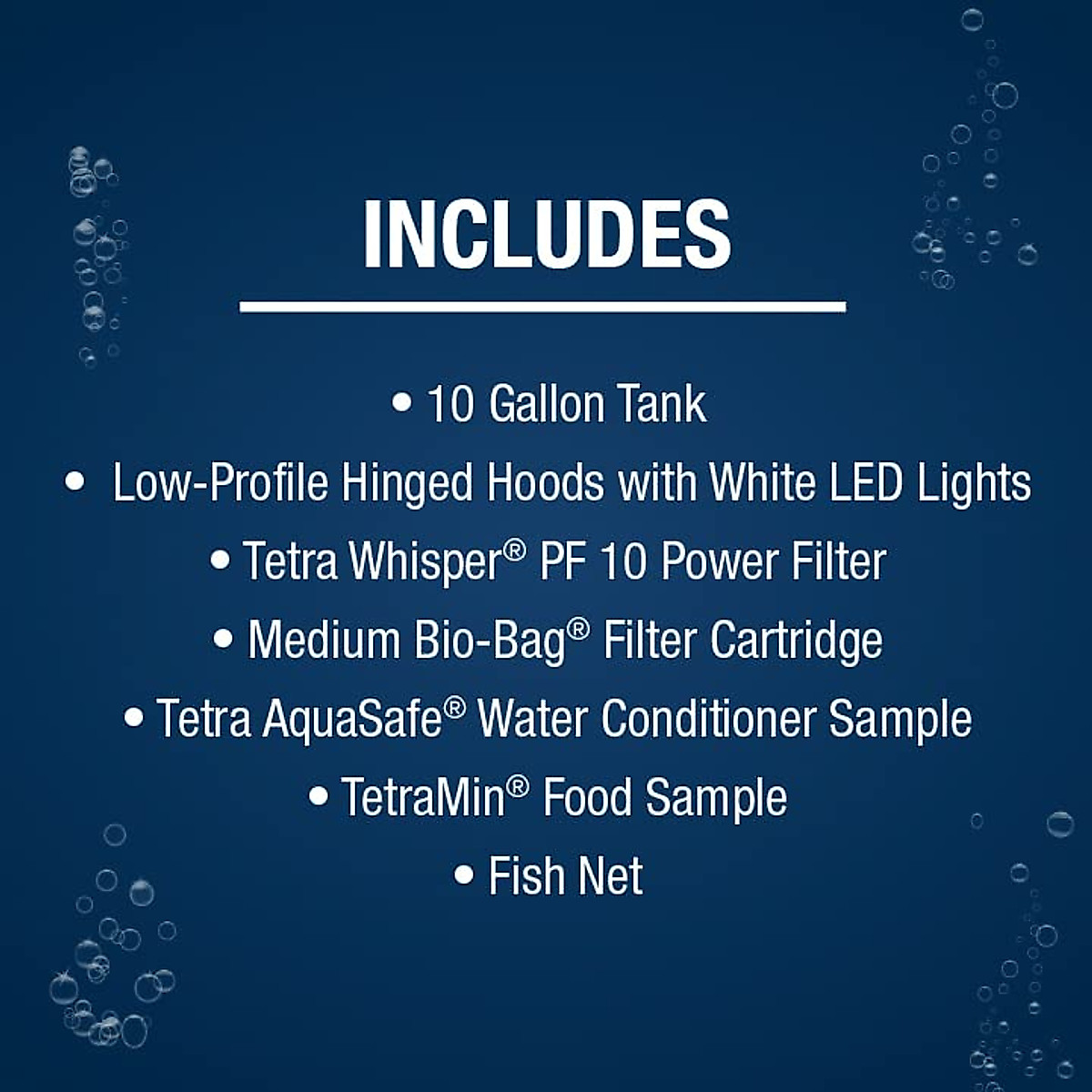 Tetra Complete LED Aquarium 10 Gallons, Includes LED Lighting, Filtration and Accessories