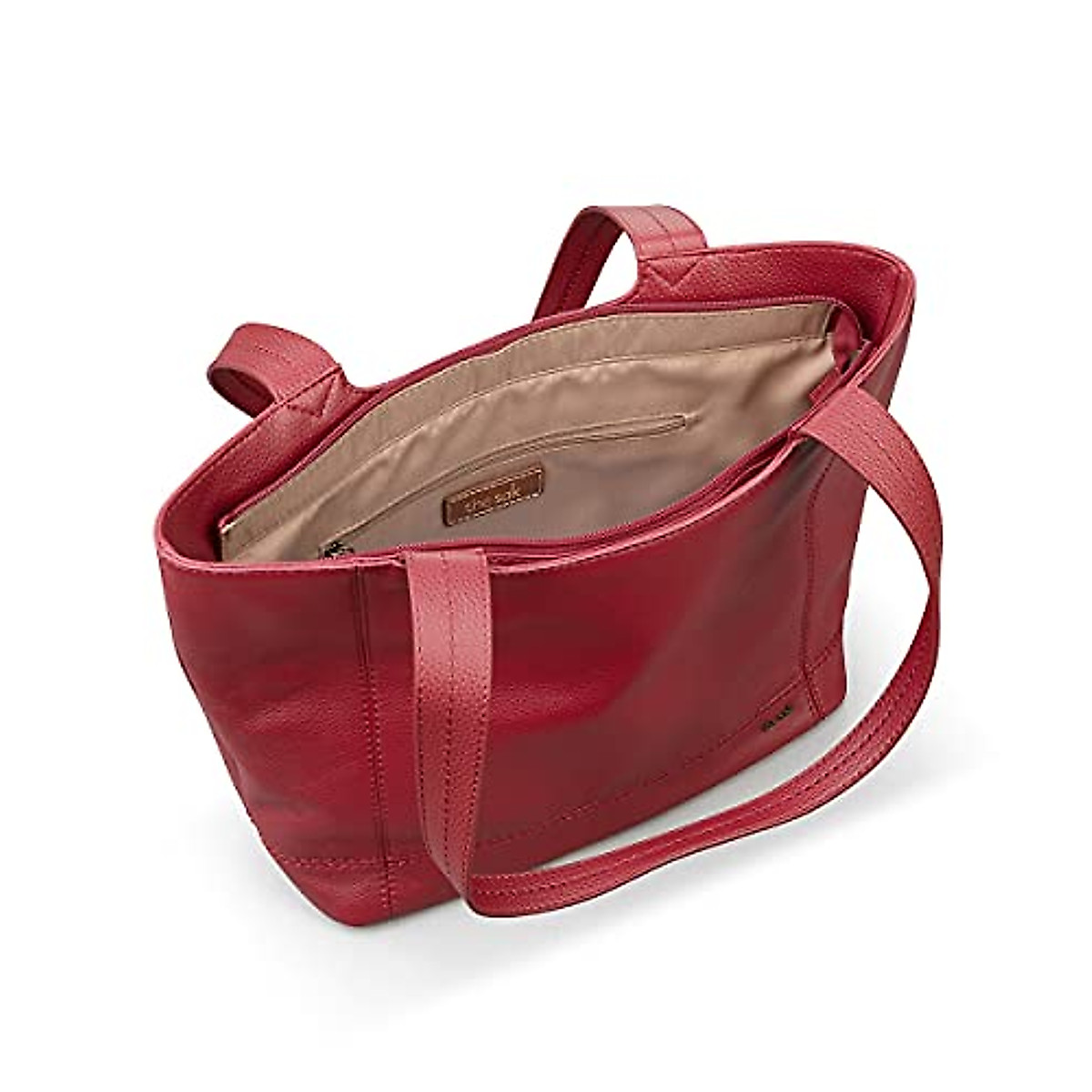 The Sak womens De Young Leather Tote, Crimson, One Size US