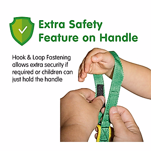 Grab & Go, Kids Walking Rope (10 Child). Teacher Designed. Extra Safety Feature on Handles. Hi Viz Detail. Includes Free Learning Games for Walks Guide
