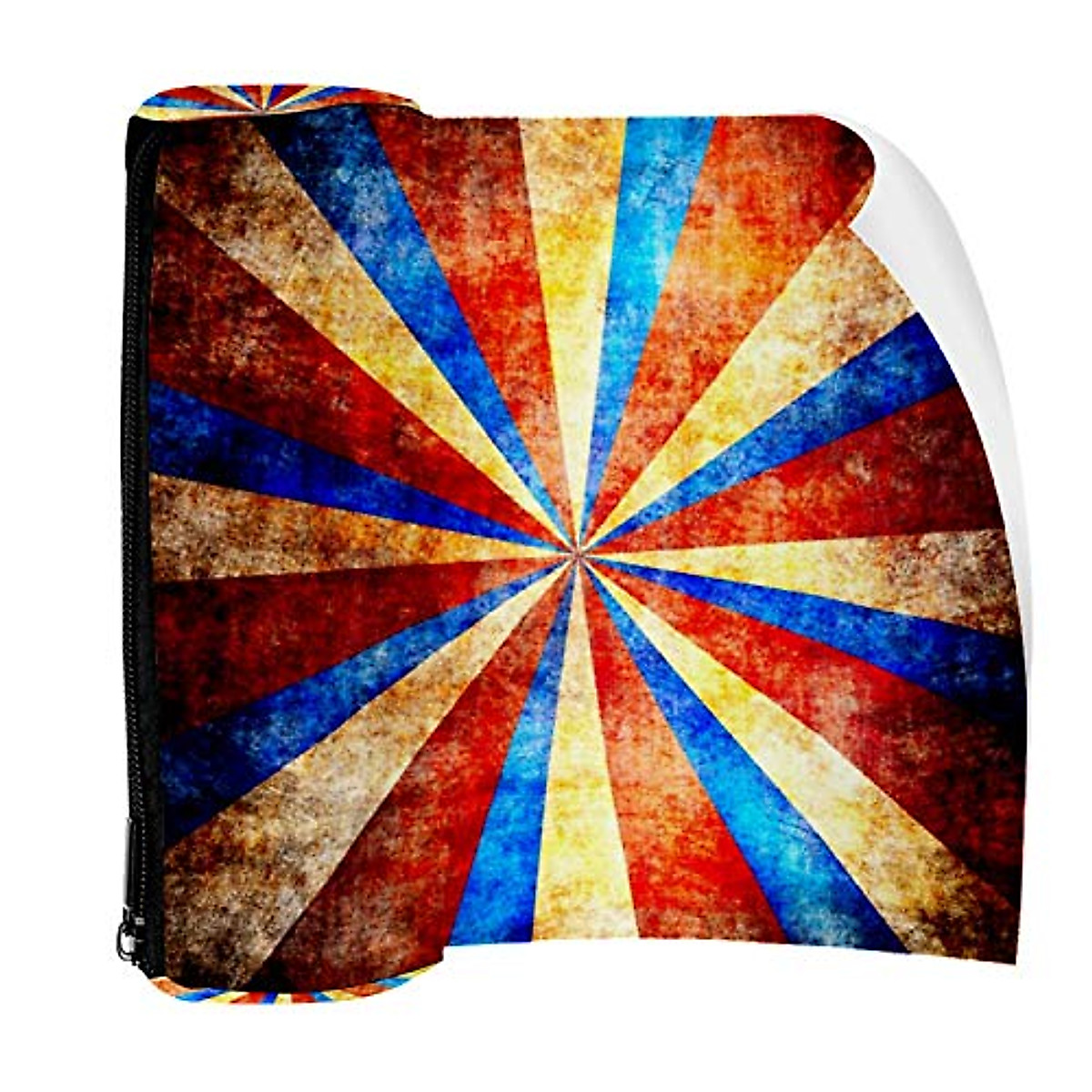 Stripes Grunge Pattern Pencil Bag Pen Case Stationary Case Pencil Pouch Desk Organizer Makeup Cosmetic Bag for School Office