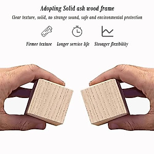 Mid Century Modern Side Dining Chair with Solid ash Wood Faux Leather Seat and Curved Backrest Low-Back Dining Chairs, Cafe Casual Home Dining Room Backrest Chairs (Color : White)