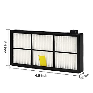 Replacement Parts Accessories for iRobot Roomba 800 900 Series 805 860 870 871 880 890 850 866 801 877 891 895 981 985 960 980 Vacuum Cleaner Replenishment Kit,1 Roller Brush,3 Side Brush,3 Filter