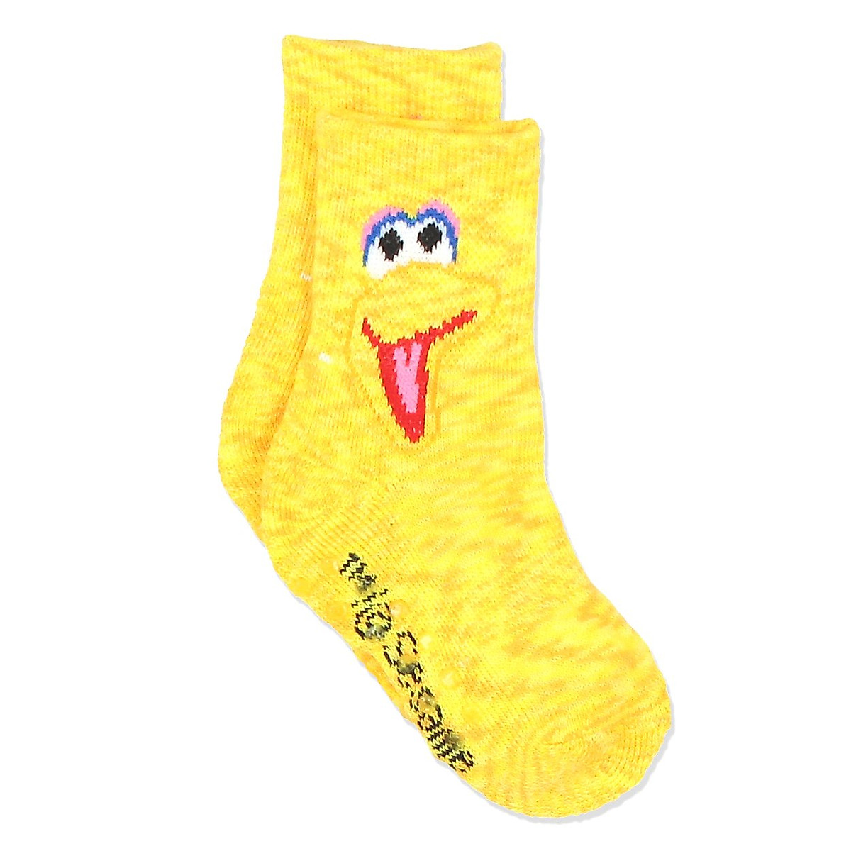 Sesame Street Elmo Boys Girls Multi Pack Crew Socks with Grippers (2-3T, Abby Zoe 6 pk)