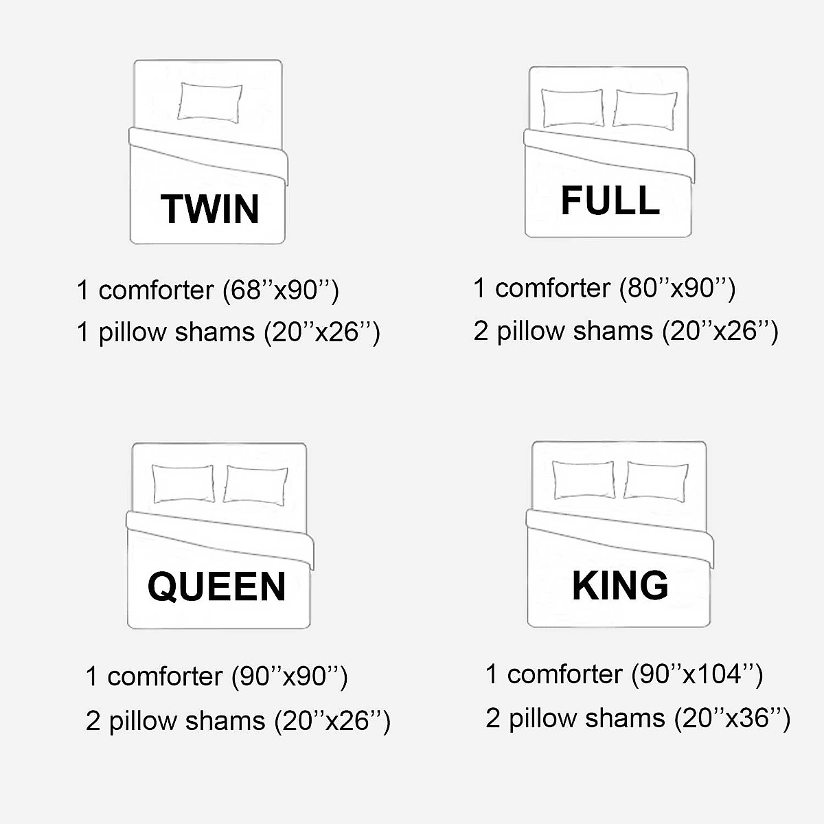 Light Purple Comforter Set Queen Size, 3 Piece Lavender Aesthetic Modern Bedding Set - Soft & Lightweight All Season Microfiber Down Alternative Bed Comforter with 2 Pillow Shams for Women Girls