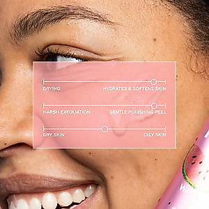 purlisse Watermelon Energizing 2 Minute Polishing Peel: Cruelty-free & clean, Paraben & Sulfate-free, Brightening & smoothing, Lychee protects against signs of ageing | 2.5oz