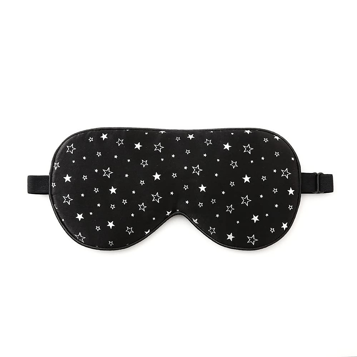 Tim & Tina 100% Silk Sleep Mask Comfortable,Super Soft Blindfold Eye mask Block Light for Sleeping,Shift Work,Naps,Travel,Yoga with Adjustable Strap (Silvery Stars)