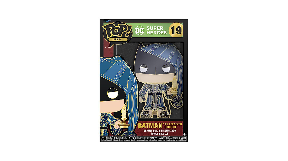 Funko Pop! Pin: DC Super Heroes Holiday Batman Ebenezer Scrooge