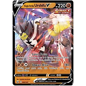 Single Strike Urshifu V - 085/163 - Ultra Rare - Sword & Shield - Battle Styles