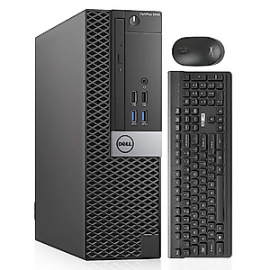 Dell OptiPlex 5040 SFF Desktop Computer Refurbished PC 16GB Ram 512GB M.2 NVMe M.2 SSD,Intel Core i5 6500,AC8260 Built-in WiFi,HDMI 3 Monitor Support,Windows 10 Altec Wireless Keyboard Mouse(Renewed)